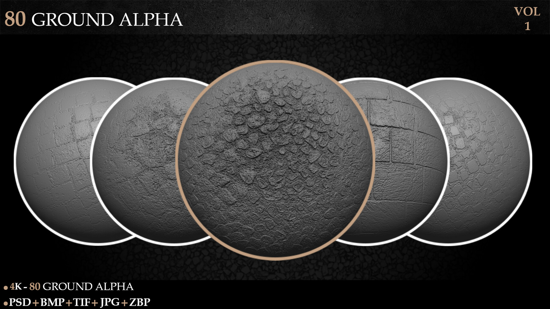 ArtStation - 80 Ground Alpha-vol 1 | Brushes