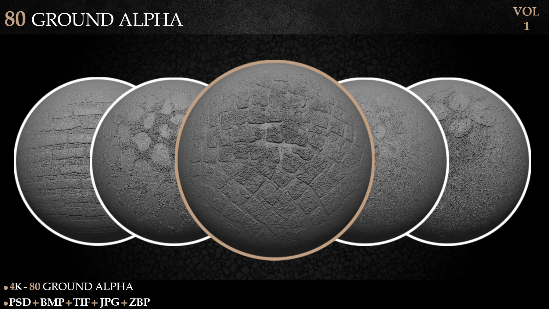 ArtStation - 80 Ground Alpha-vol 1 | Brushes