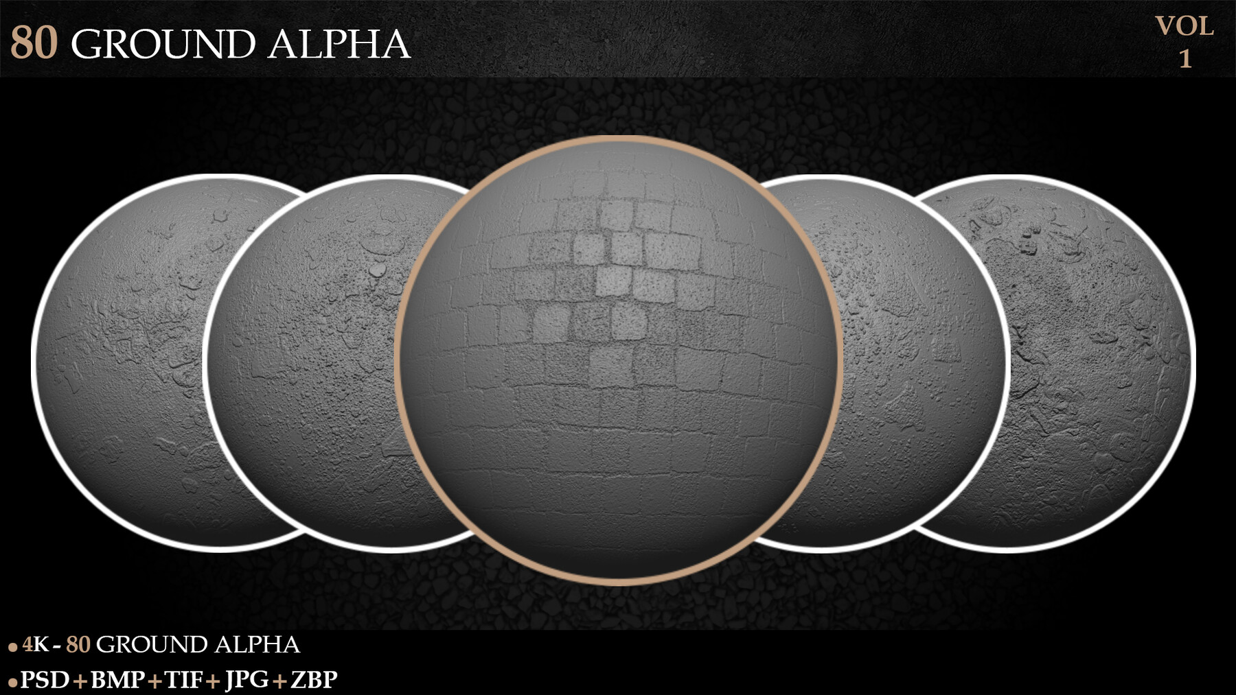 ArtStation - 80 Ground Alpha-vol 1 | Brushes