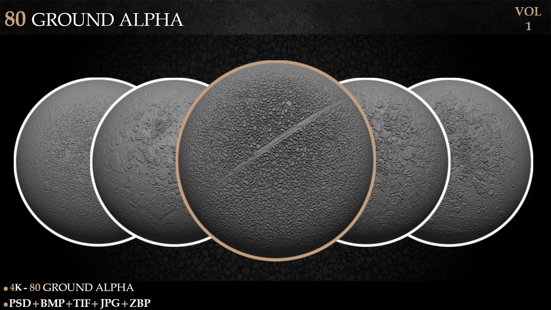 ArtStation - 80 Ground Alpha-vol 1 | Brushes