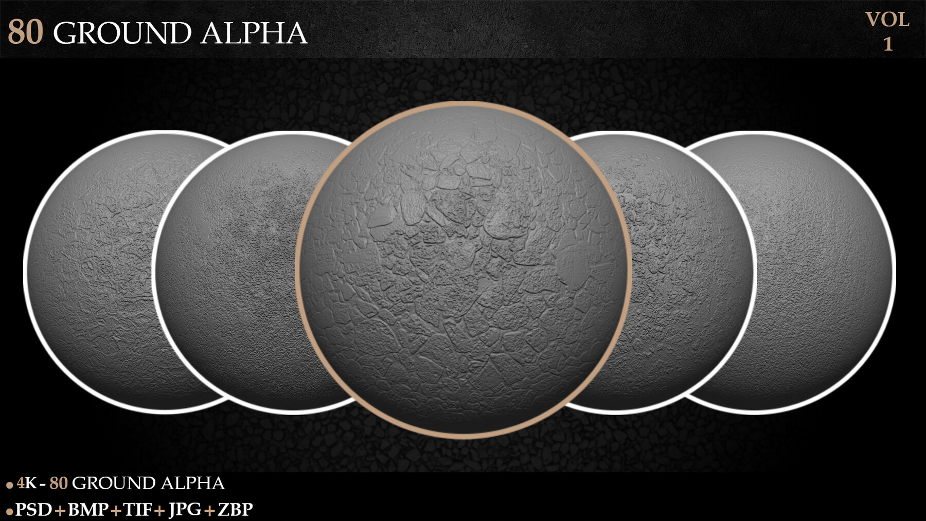 ArtStation - 80 Ground Alpha-vol 1 | Brushes