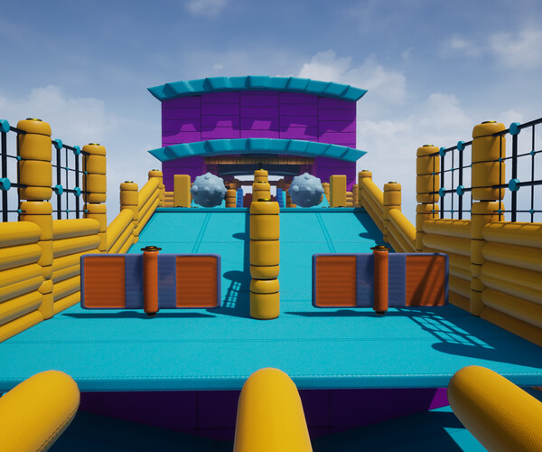 ArtStation - Fun Obstacle Course Vol 1 For Unreal And Unity | Game Assets