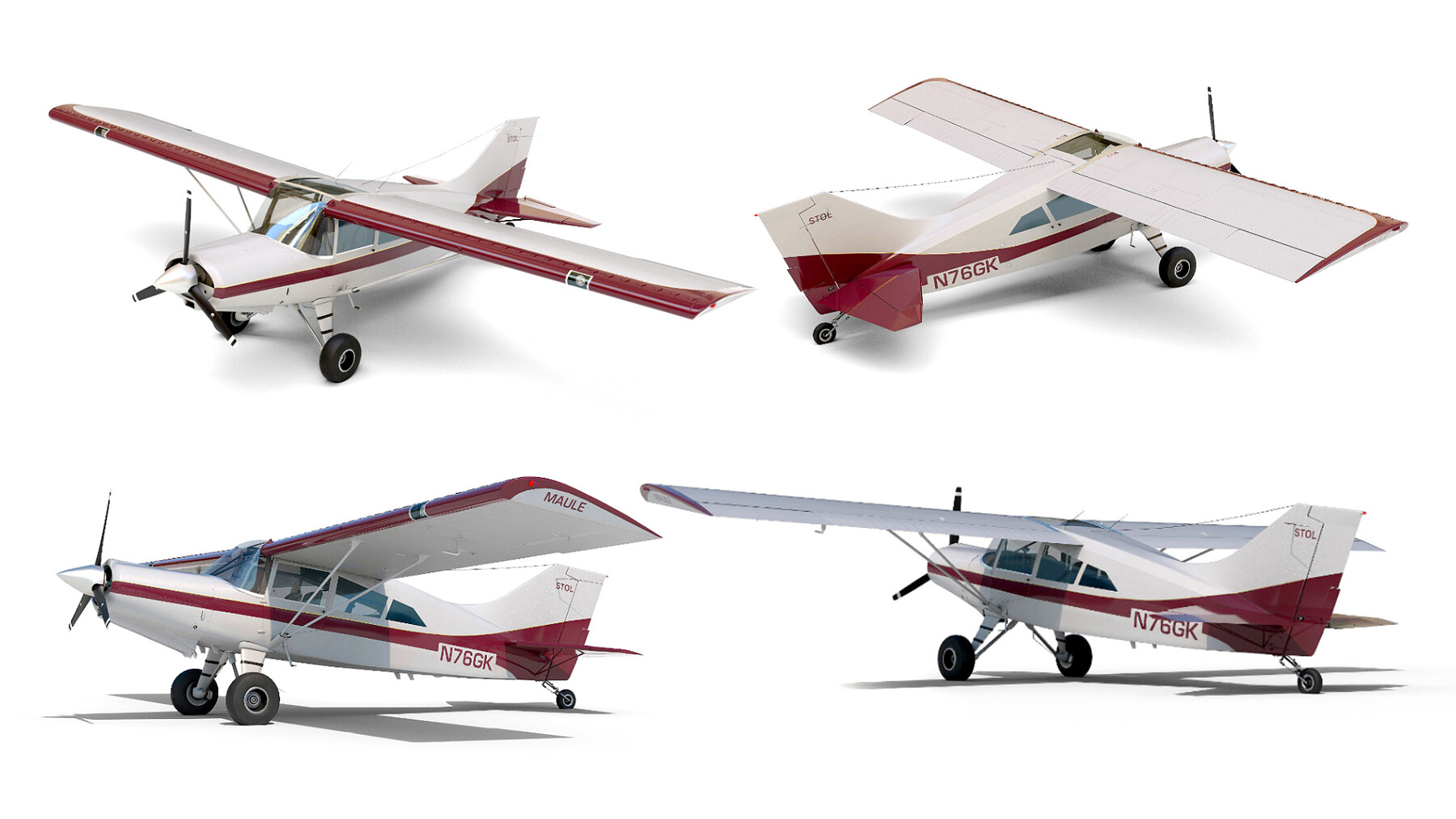 ArtStation - Light Airplane Maule interior | Resources