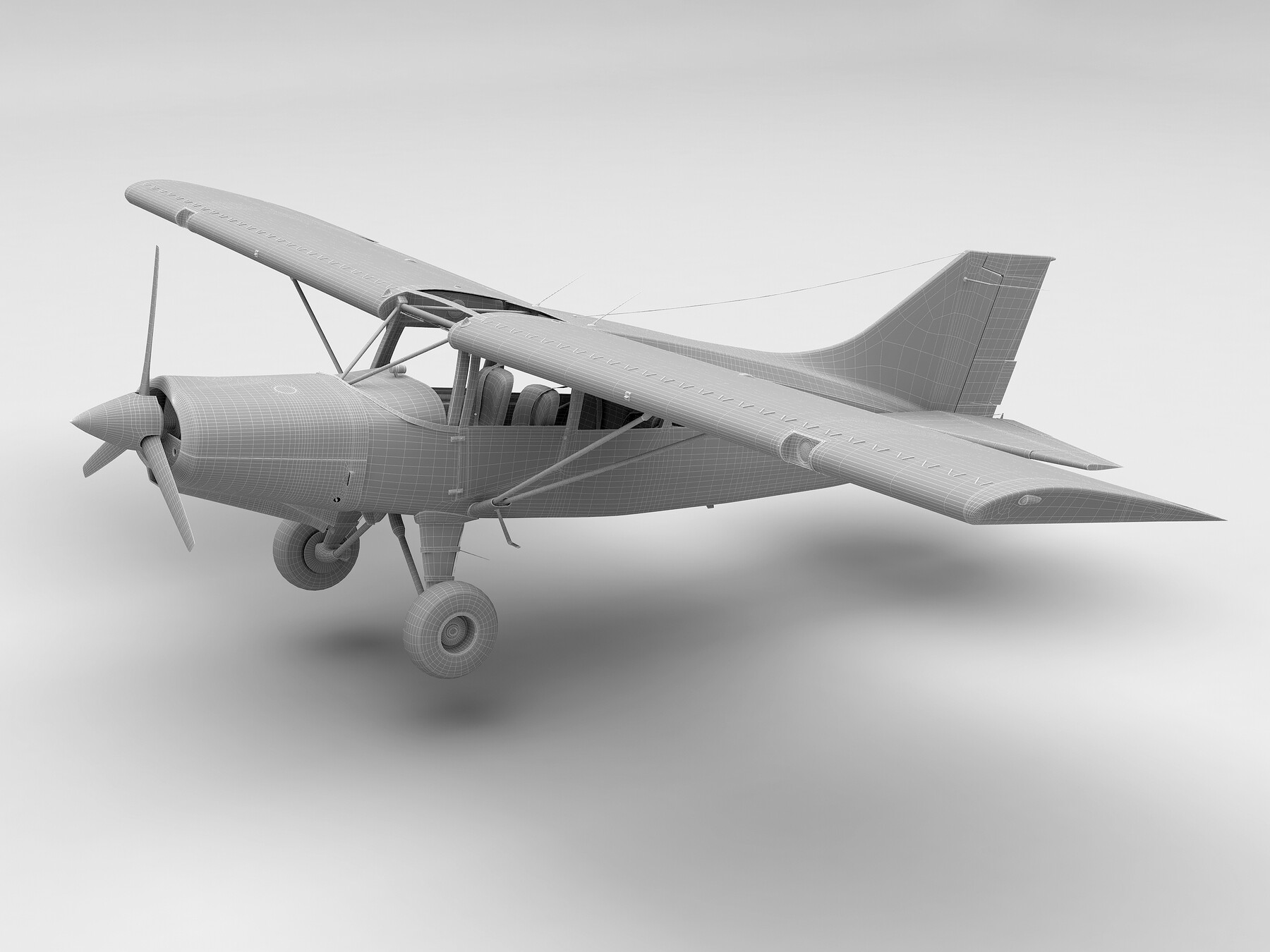 ArtStation - Light Airplane Maule interior | Resources