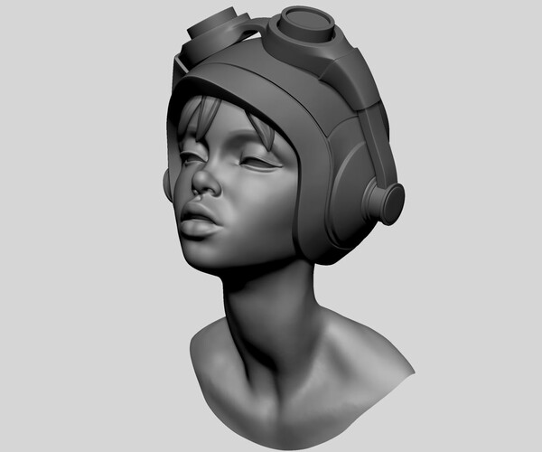 ArtStation - Stylized Female Head 04 | Resources