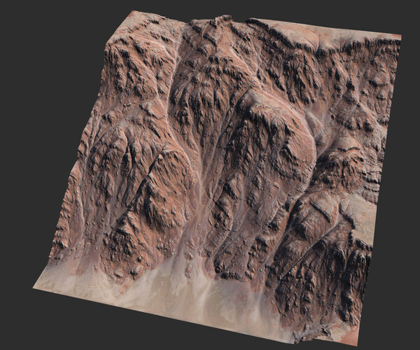 ArtStation - Desertic Terrains Collection Vol.2 | 12 Terrains at 8k ...