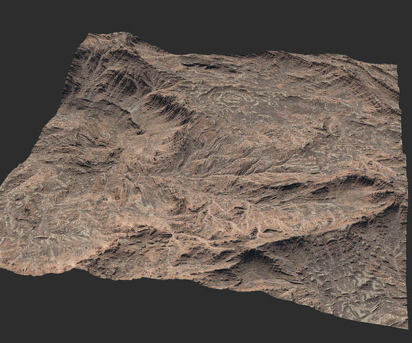 ArtStation - Desertic Terrains Collection Vol.2 | 12 Terrains at 8k ...