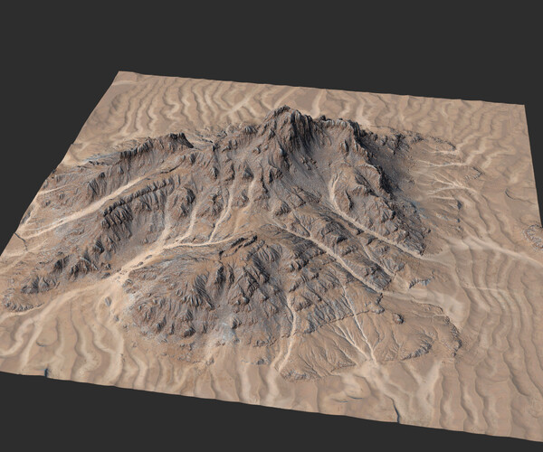 ArtStation - Desertic Terrains Collection Vol.2 | 12 Terrains at 8k ...