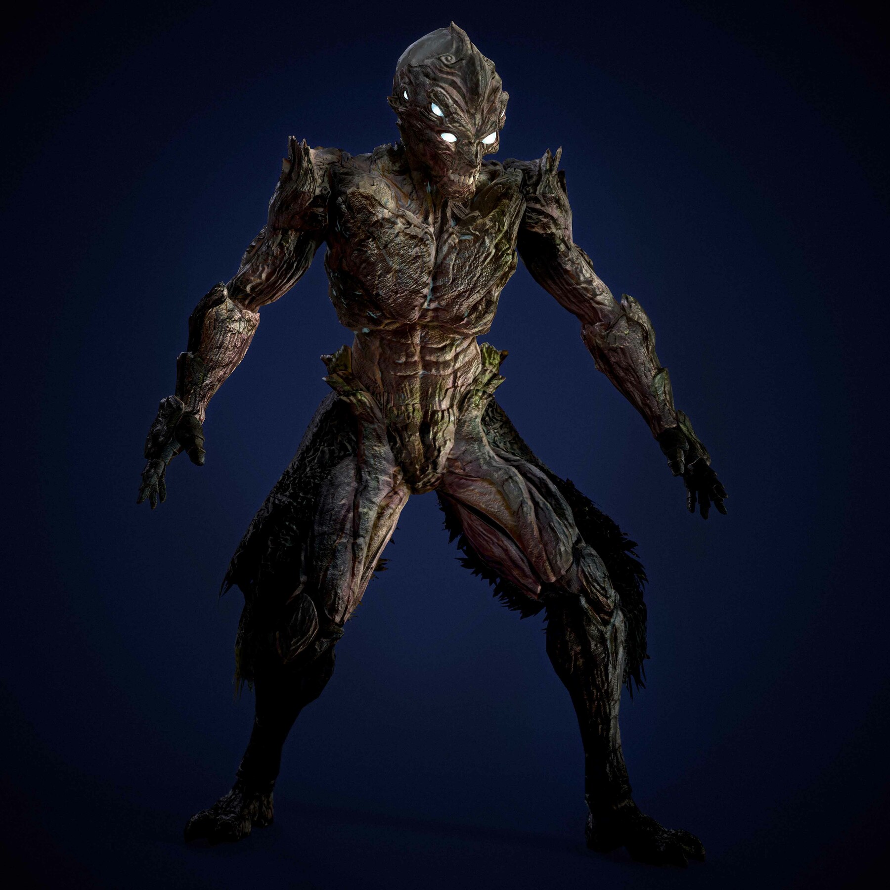 ArtStation - Dryad | Mutant Tree Zombie | Spooky Rigged Character For ...
