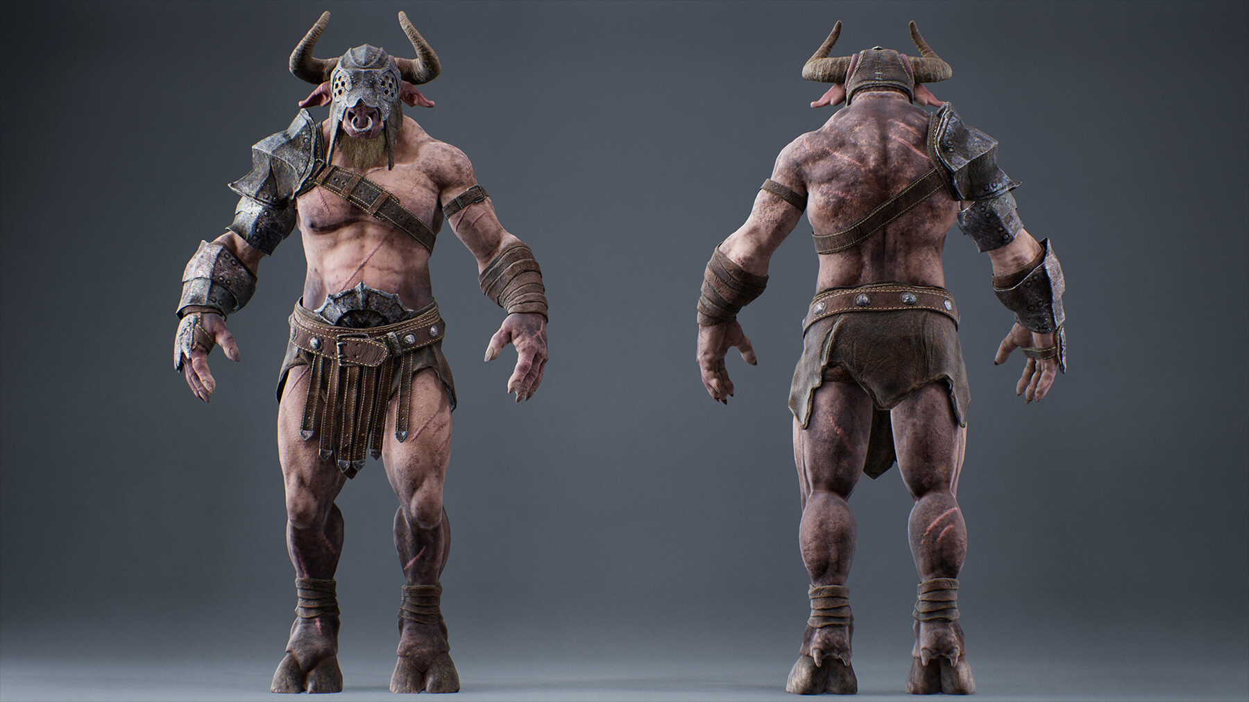 ArtStation - Armored Minotaur | Game Assets