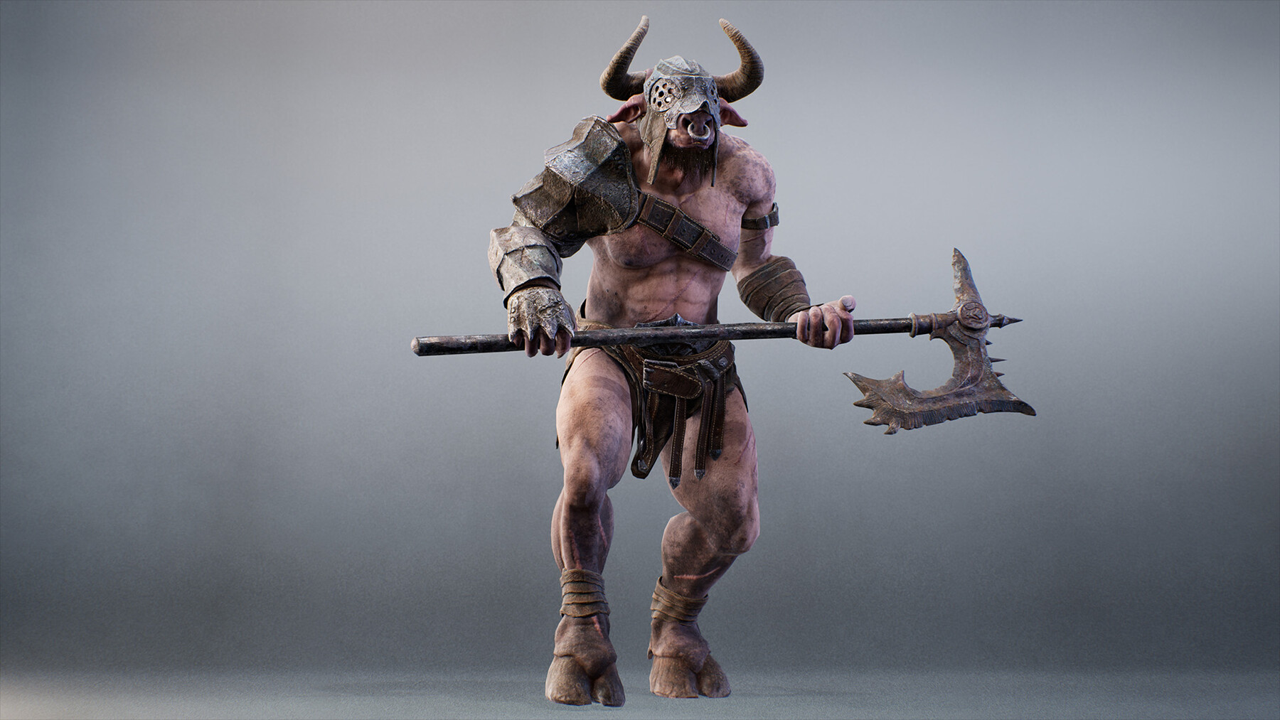 ArtStation - Armored Minotaur | Game Assets