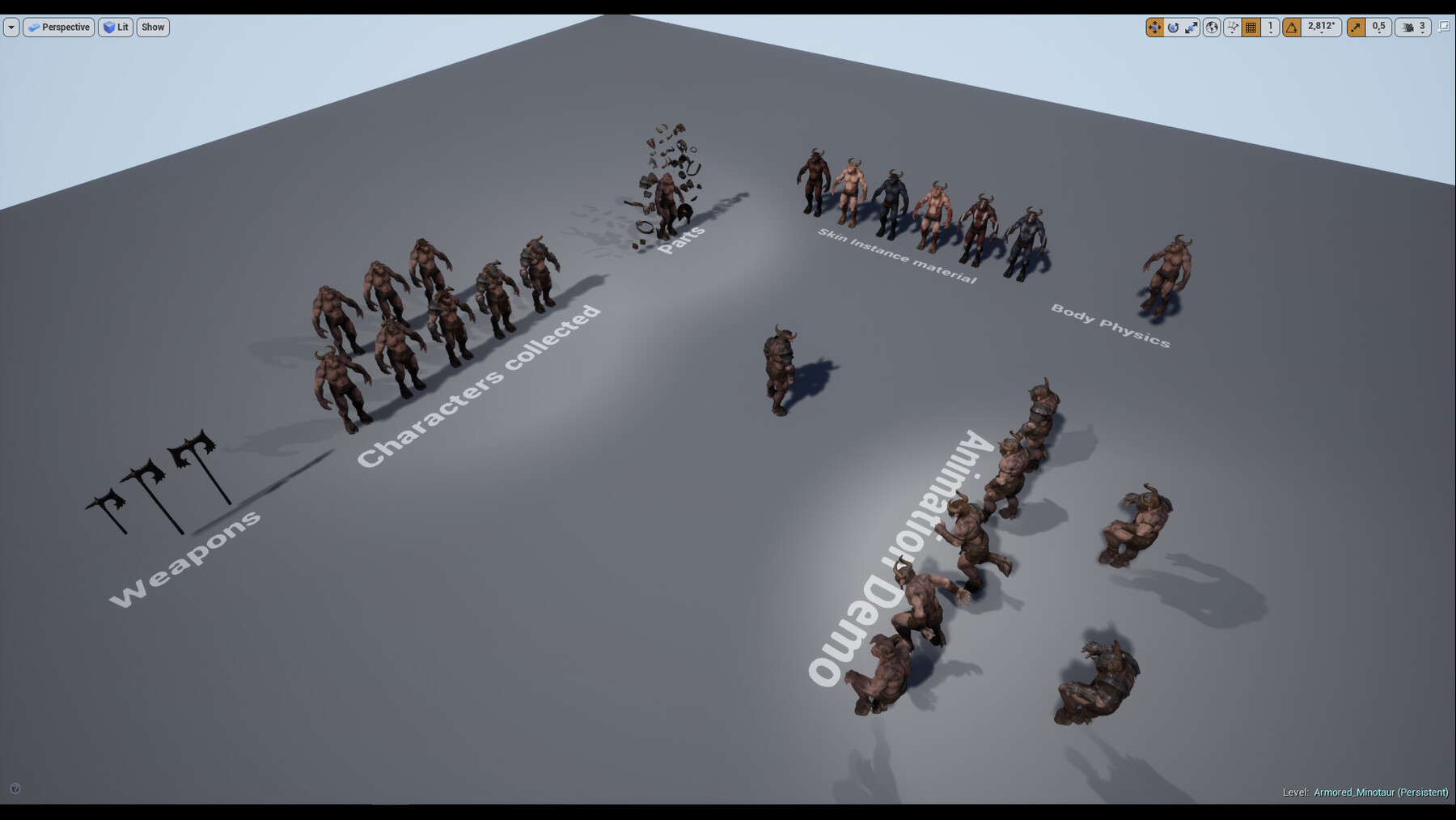 ArtStation - Armored Minotaur | Game Assets