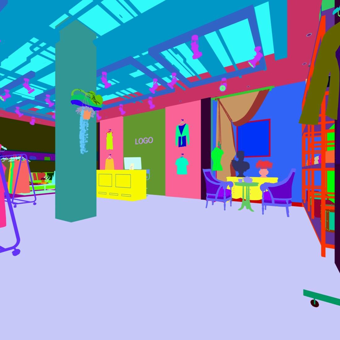 ArtStation - Arcade - Stores - Female clothes shop 398 | Resources