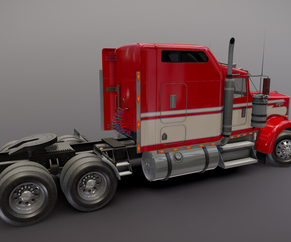 ArtStation - Kenworth W900 semitruck | Game Assets