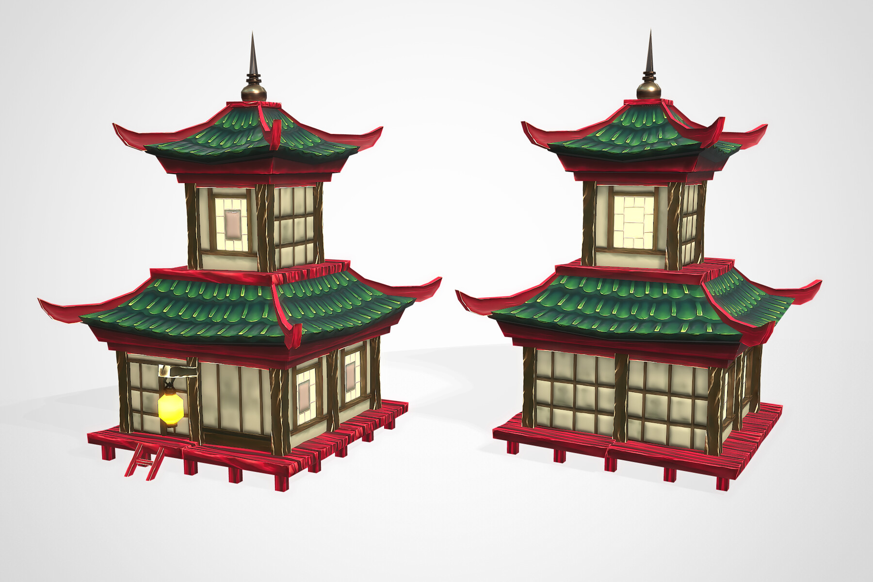 ArtStation - China RTS Fantasy Buildings | Game Assets