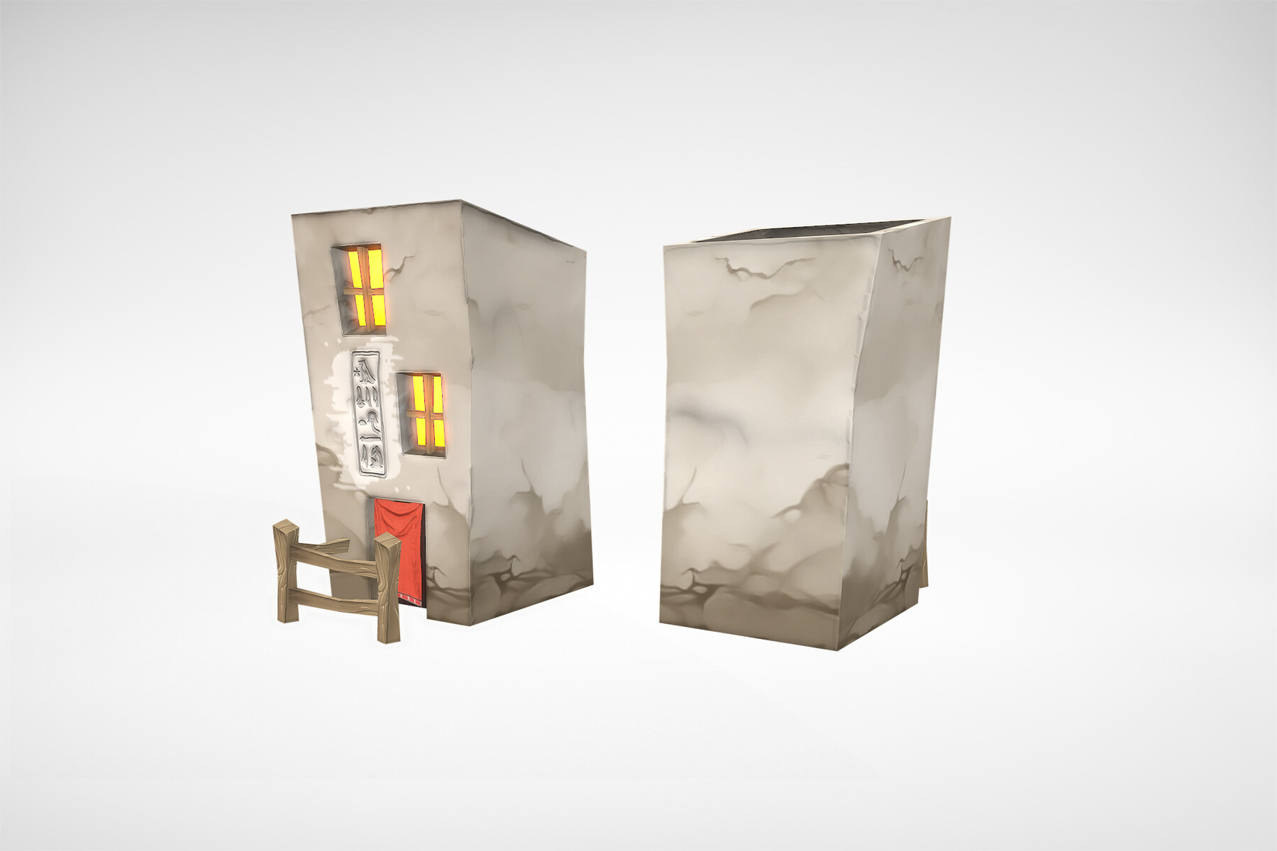 ArtStation - Egypt RTS Fantasy Buildings | Game Assets