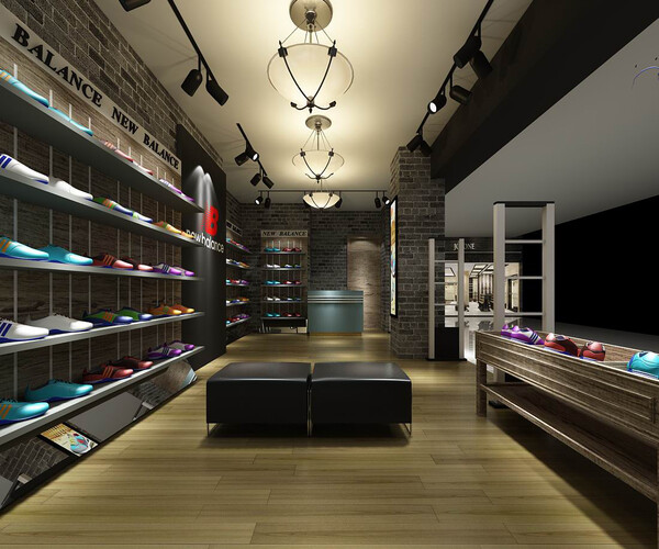 ArtStation - Business - Shopping Mall - Shoe Store 02 | Resources