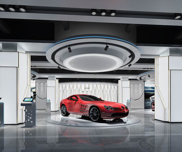 ArtStation - Business - Shop - Auto Showroom - 9453 | Resources