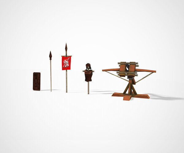 ArtStation - Rome RTS Fantasy Buildings | Game Assets