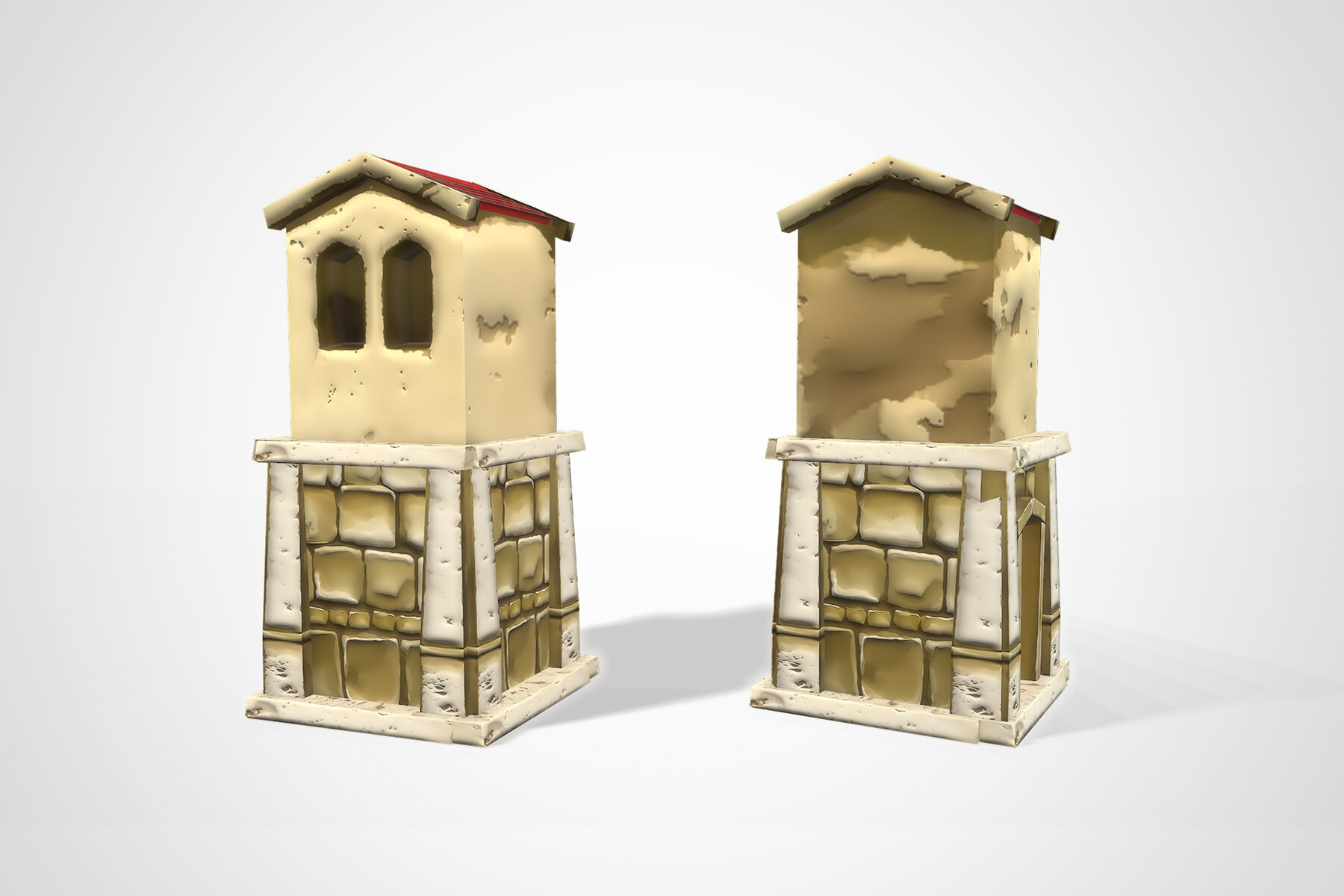 ArtStation - Rome RTS Fantasy Buildings | Game Assets