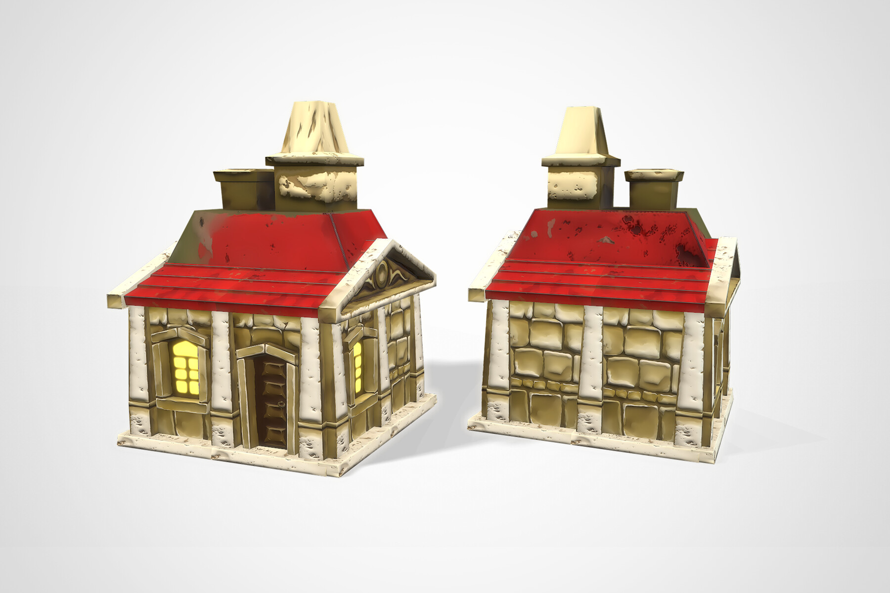 ArtStation - Rome RTS Fantasy Buildings | Game Assets