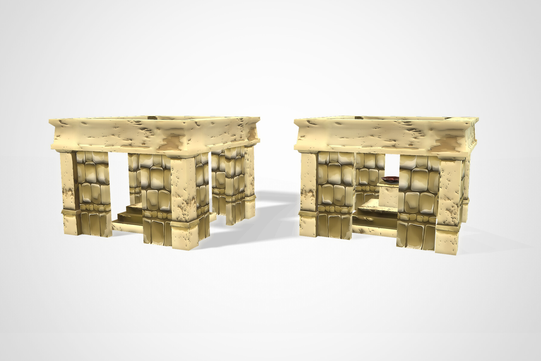 ArtStation - Rome RTS Fantasy Buildings | Game Assets