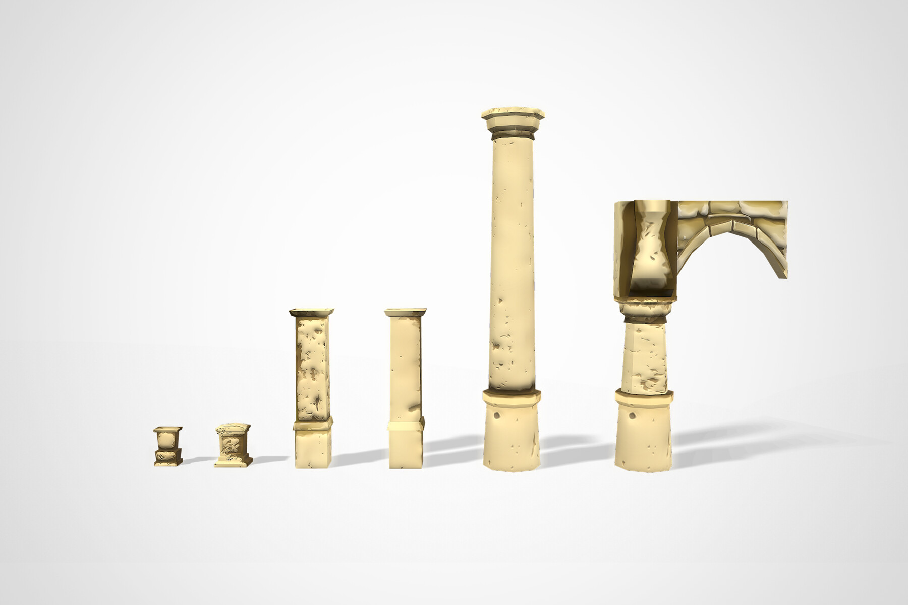 ArtStation - Rome RTS Fantasy Buildings | Game Assets