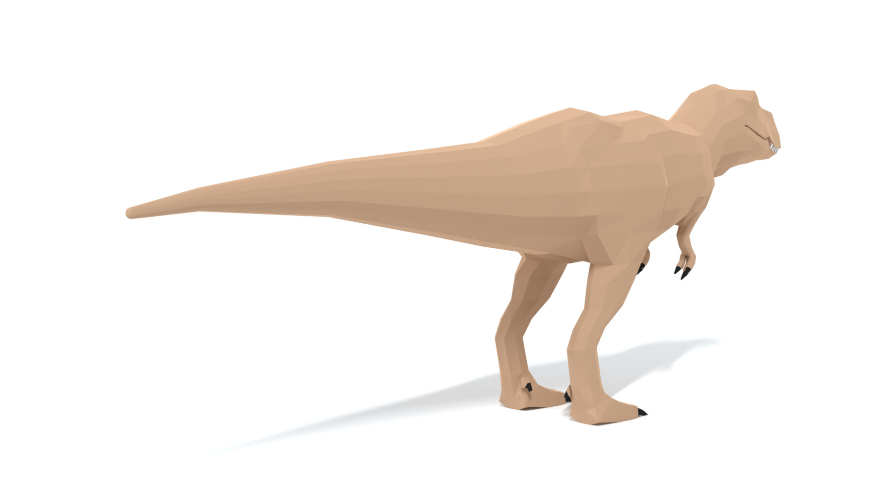 ArtStation - Low Poly Cartoon Tyrannosaurus T-Rex Dinosaur | Game Assets