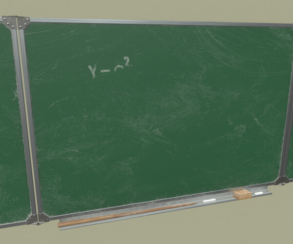 ArtStation - Chalkboard | Game Assets