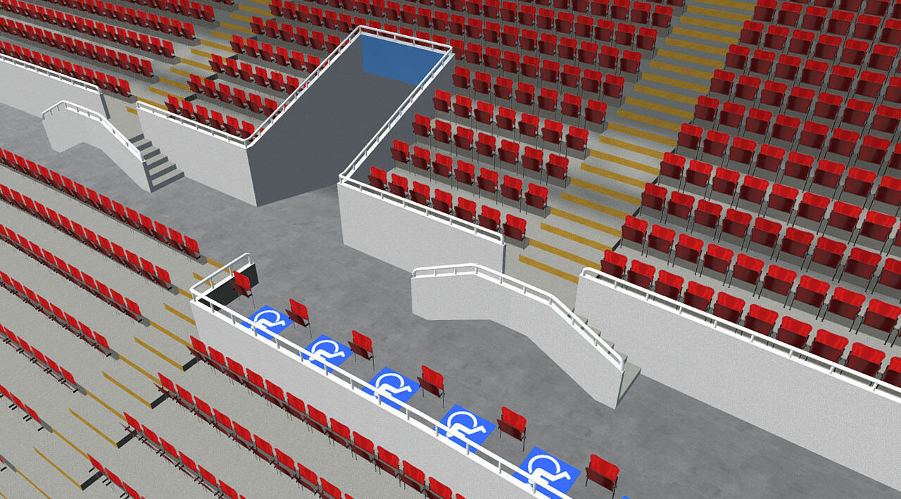 ArtStation - Fictional old stadium: Football club arena | Resources