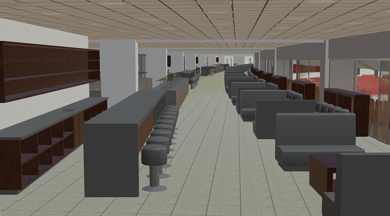 ArtStation - Fictional old stadium: Football club arena | Resources