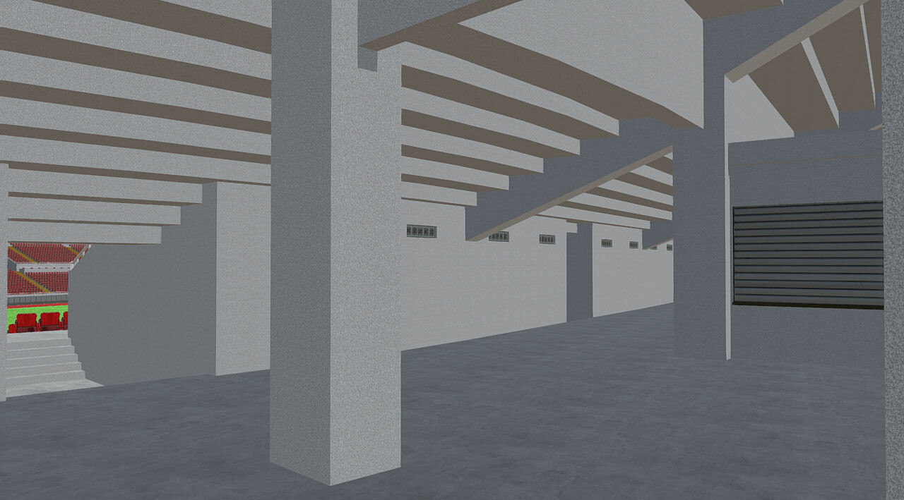 ArtStation - Fictional old stadium: Football club arena | Resources