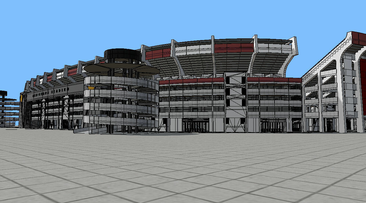 ArtStation - Fictional old stadium: Football club arena | Resources