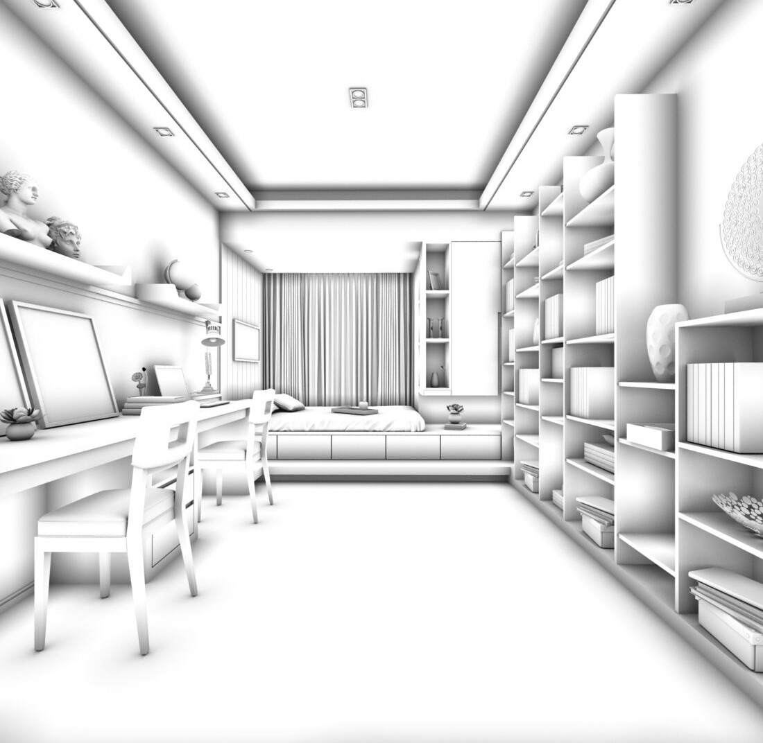 ArtStation - Family - Office - Study room -0148 | Resources