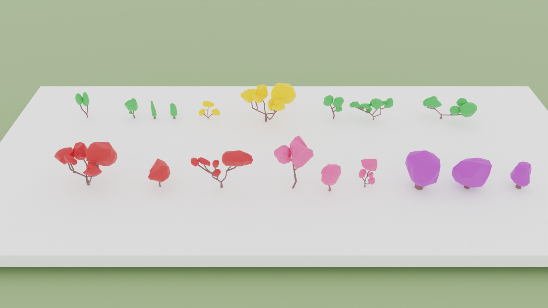 ArtStation - Stylized Low Poly Tree Pack for Free | Game Assets