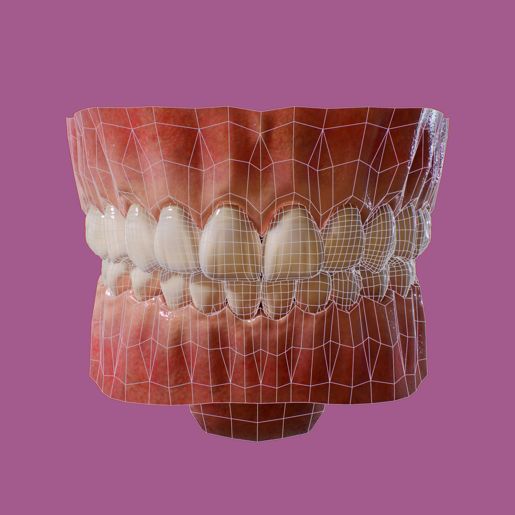 ArtStation - Teeth - Mouth Interior Real Time | Game Assets