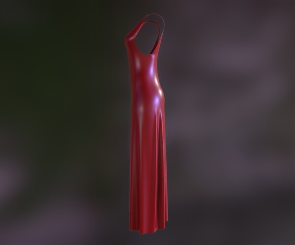 ArtStation - Red Dress | Game Assets
