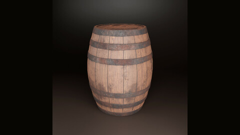 ArtStation - Realistic Barrel | Game Assets