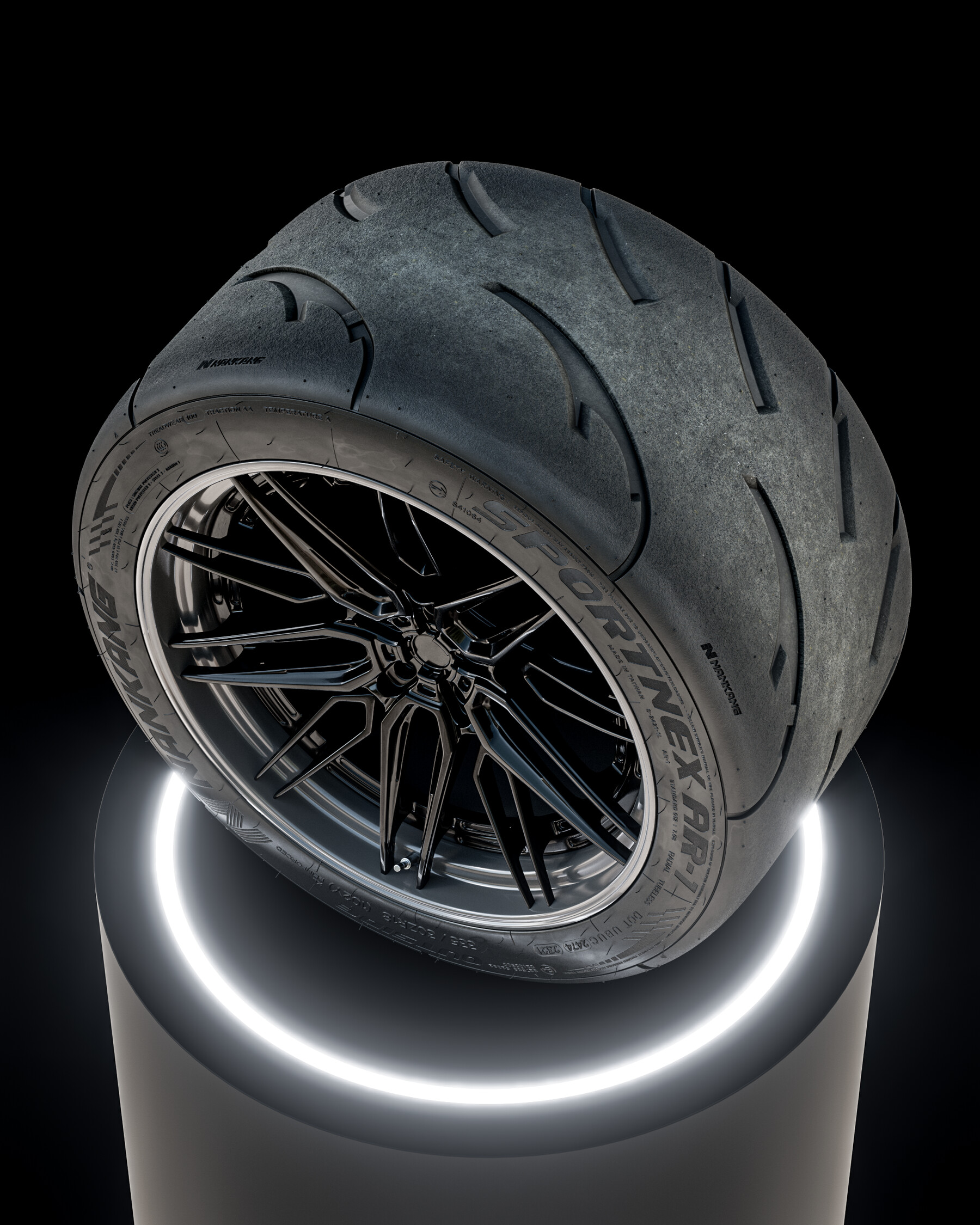 ArtStation - Nankang Semi-Slick Sportnex AR-1 315 30 R18 (Real World Details) In Use | Resources