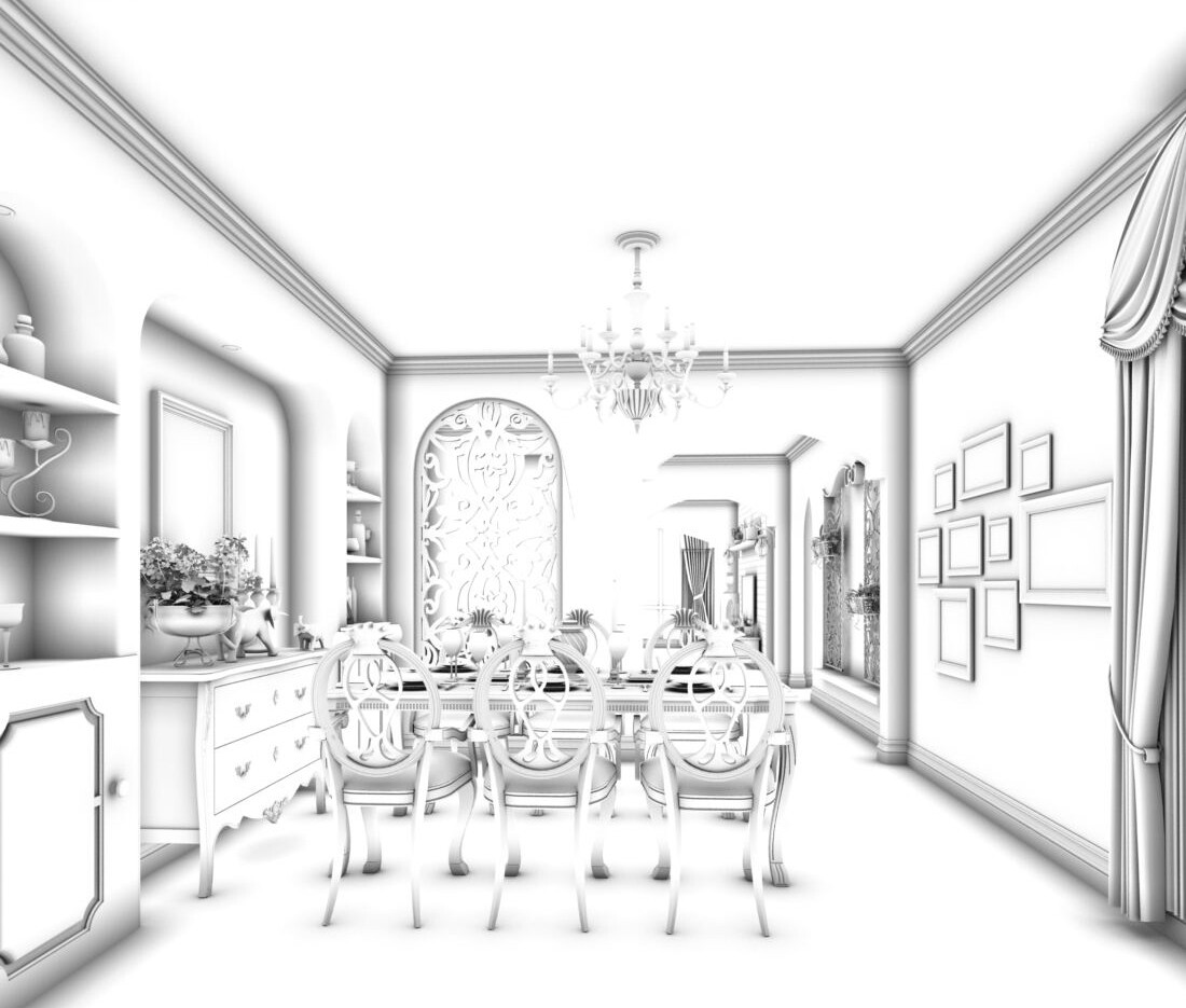 ArtStation - Hallway aisle balcony elevator stairs -0129 | Resources