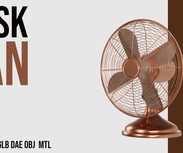 ArtStation - Desk Fan 2 | Game Assets