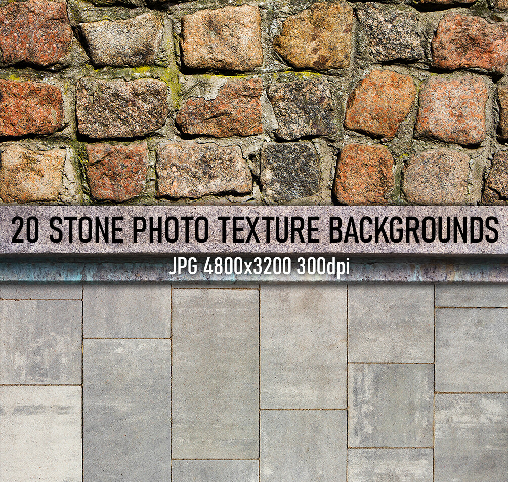 ArtStation - 20 Stone tile, walls, architecture elements and surface ...