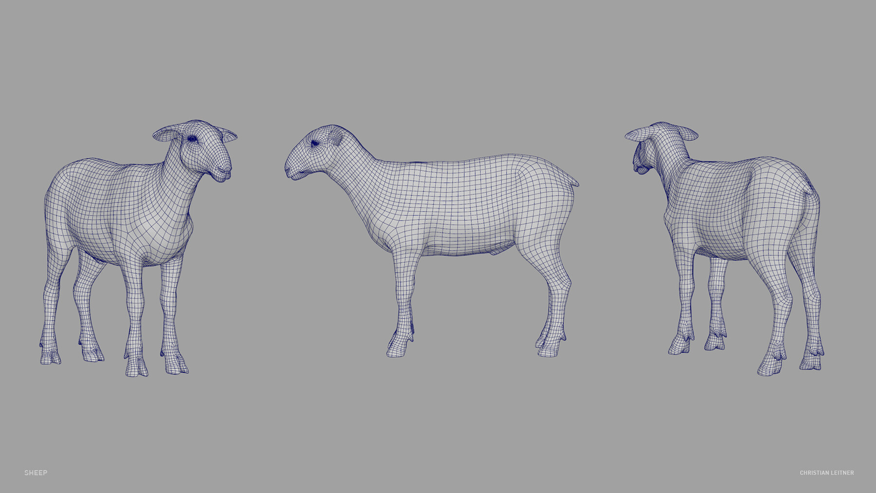 ArtStation - SHEEP - sculpt/retopology/uvs | Resources