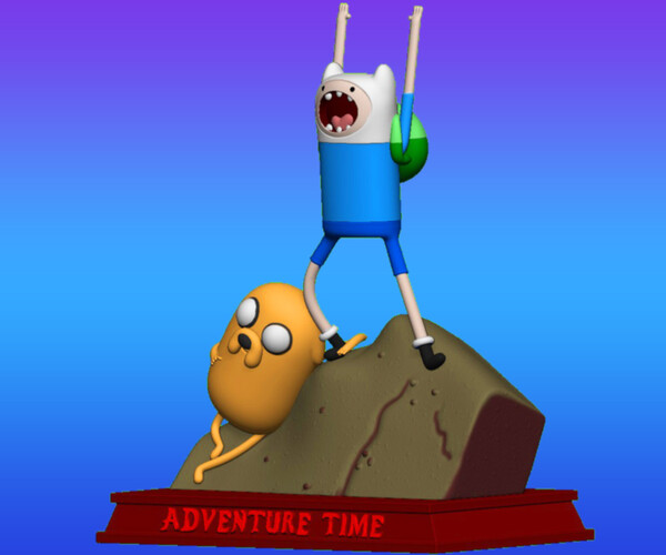 ArtStation - Adventure Time Opening Diorama 3D print model | Resources