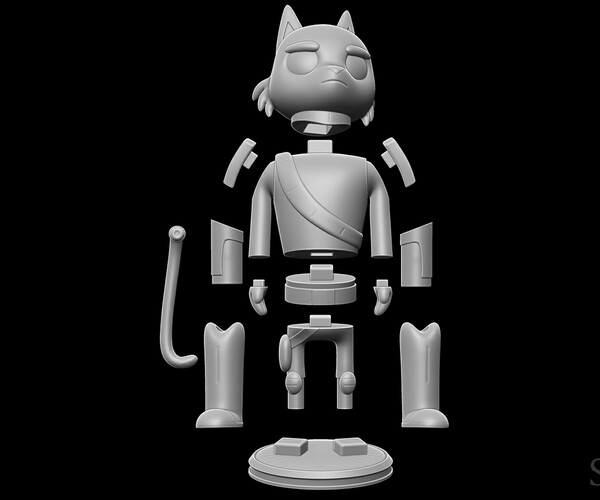 ArtStation - Avocato - Final Space 3D print model | Resources