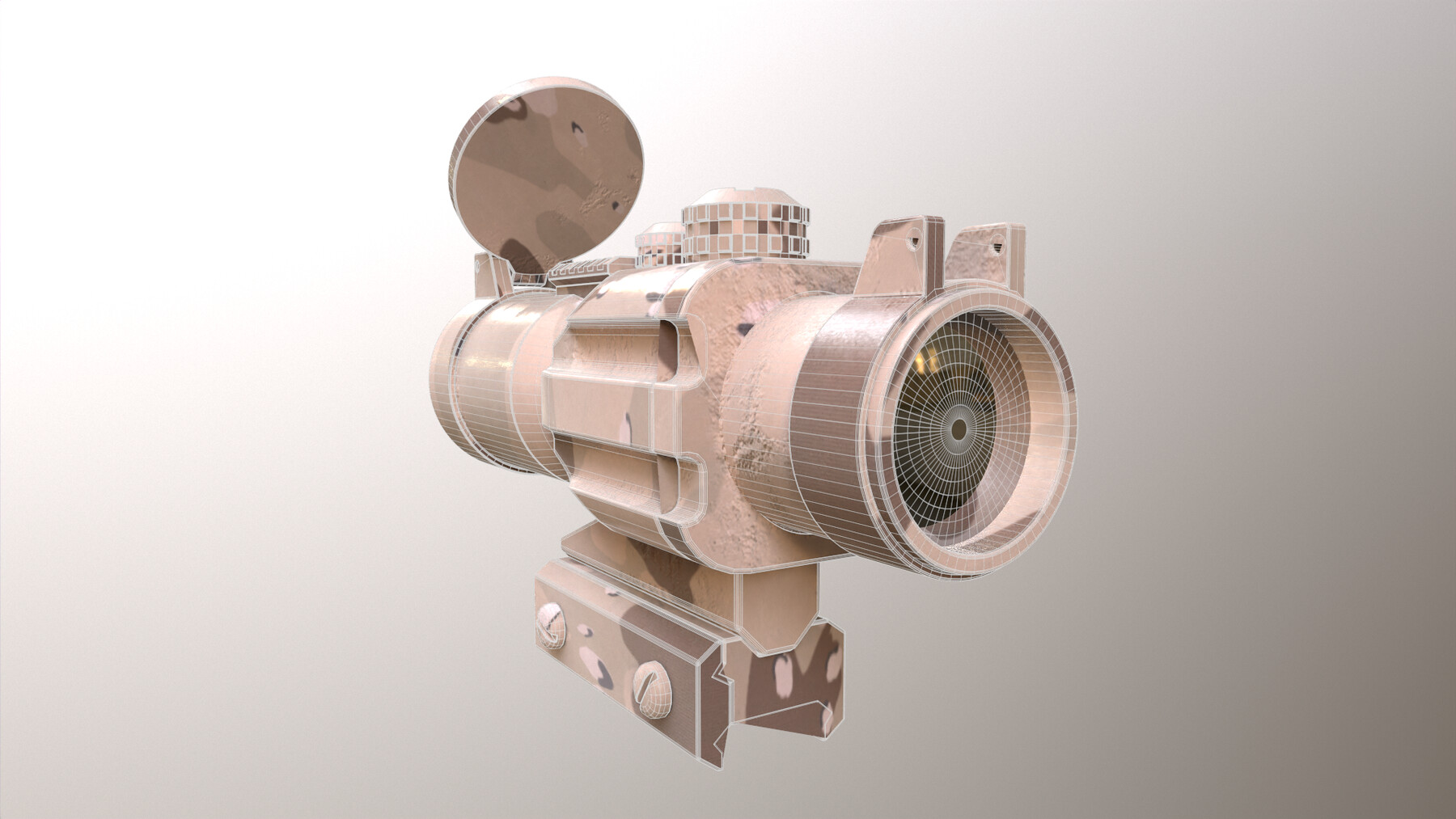 ArtStation - Scope X2 3D Model | Game Assets