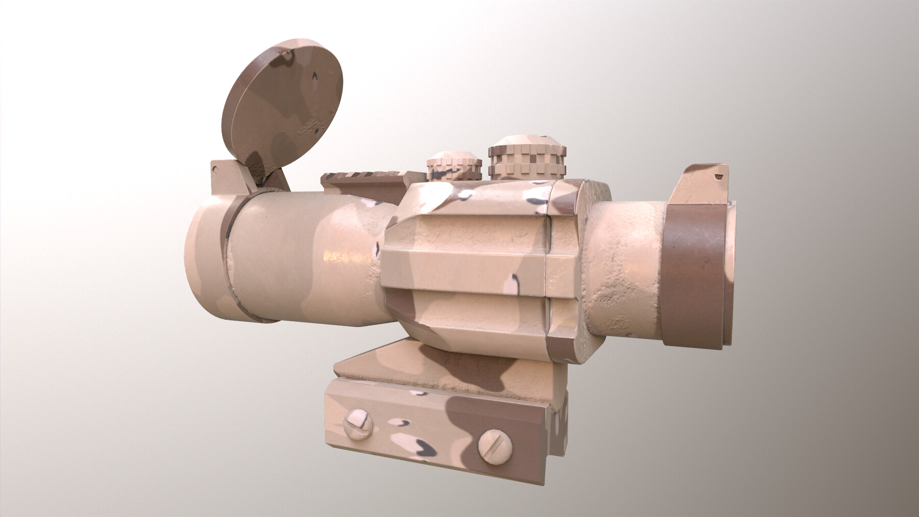 ArtStation - Scope X2 3D Model | Game Assets