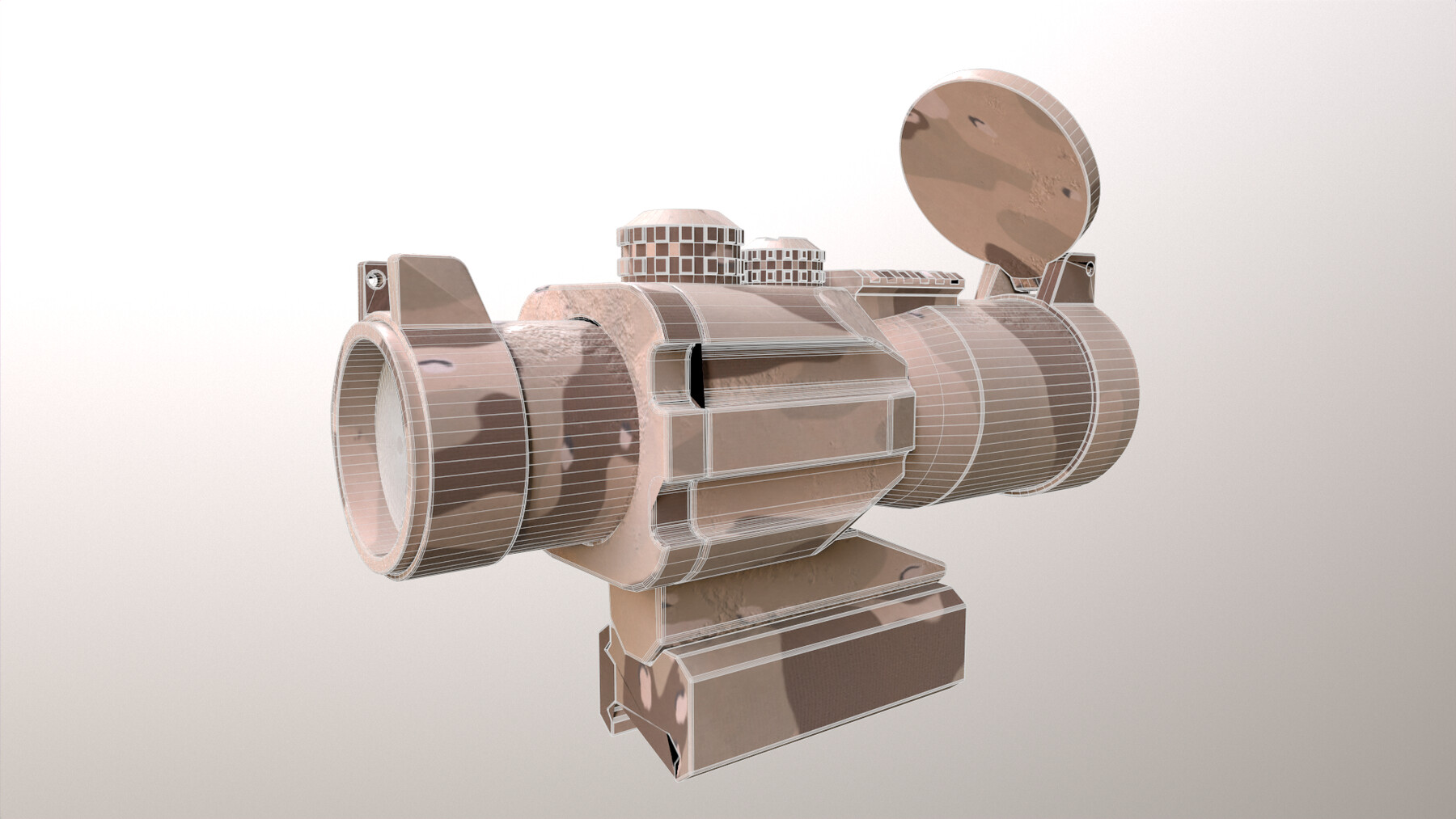 ArtStation - Scope X2 3D Model | Game Assets