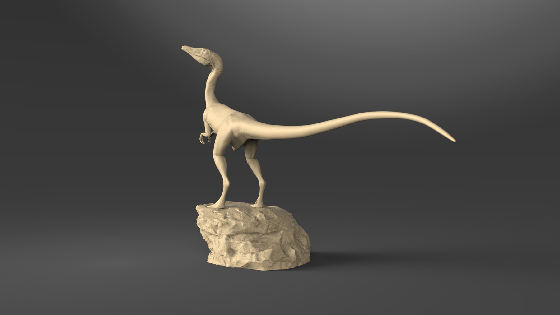 ArtStation - Compsognathus for 3D printing | Resources
