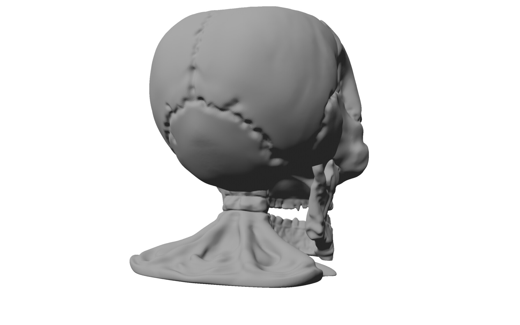 ArtStation - Skull Figurine Keychain Stand 3D print | Resources